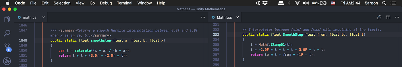 [Unity ECS] Unity.Mathematics vs Mathf. | by 5argon | Medium