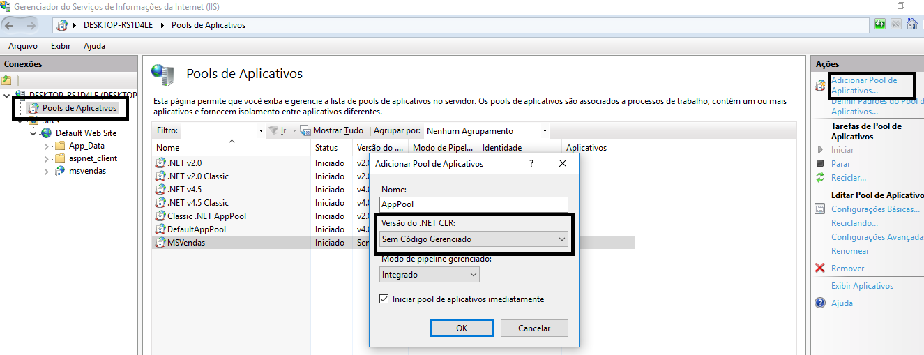 Publicando ASP.NET Core (full framework) no IIS | by Carlos Possa | Medium