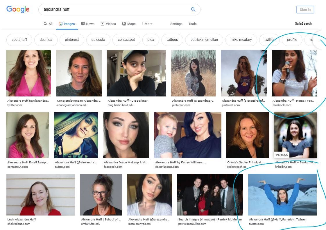 Google’s Definition of “Alexandra Huff” | by Alexandra Huff | Medium