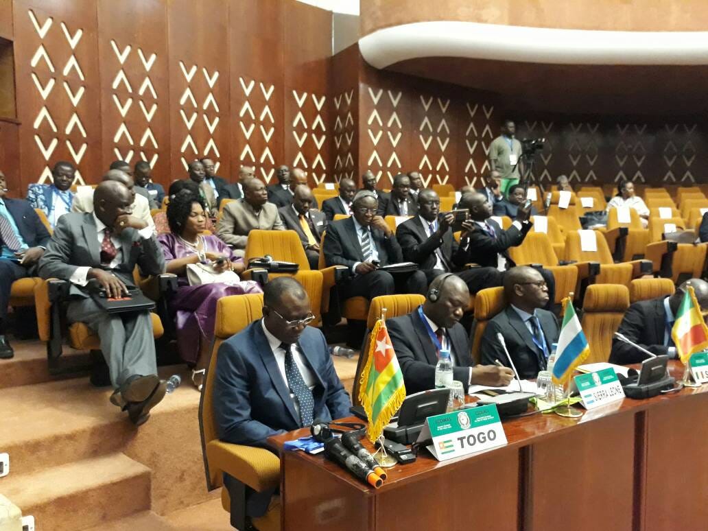 Extraordinary session of the Council of Ministers of ECOWAS. | by ...