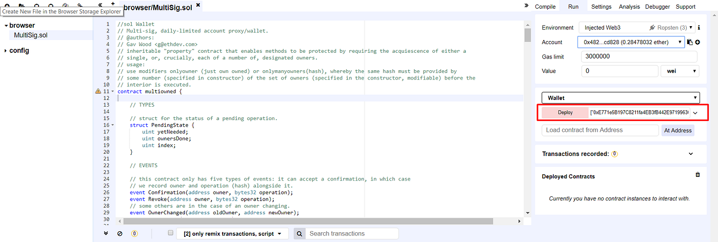 Customizing and Using Multisig Contracts For Contract Executions | by Emre Ceylan | Coinmonks ...