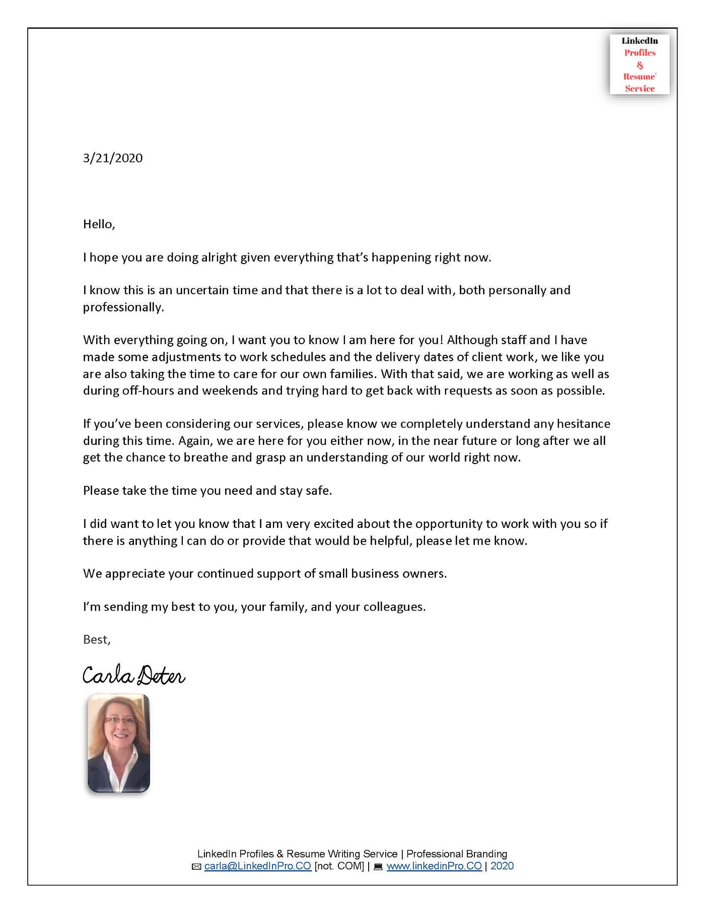 Carla Deter – Medium