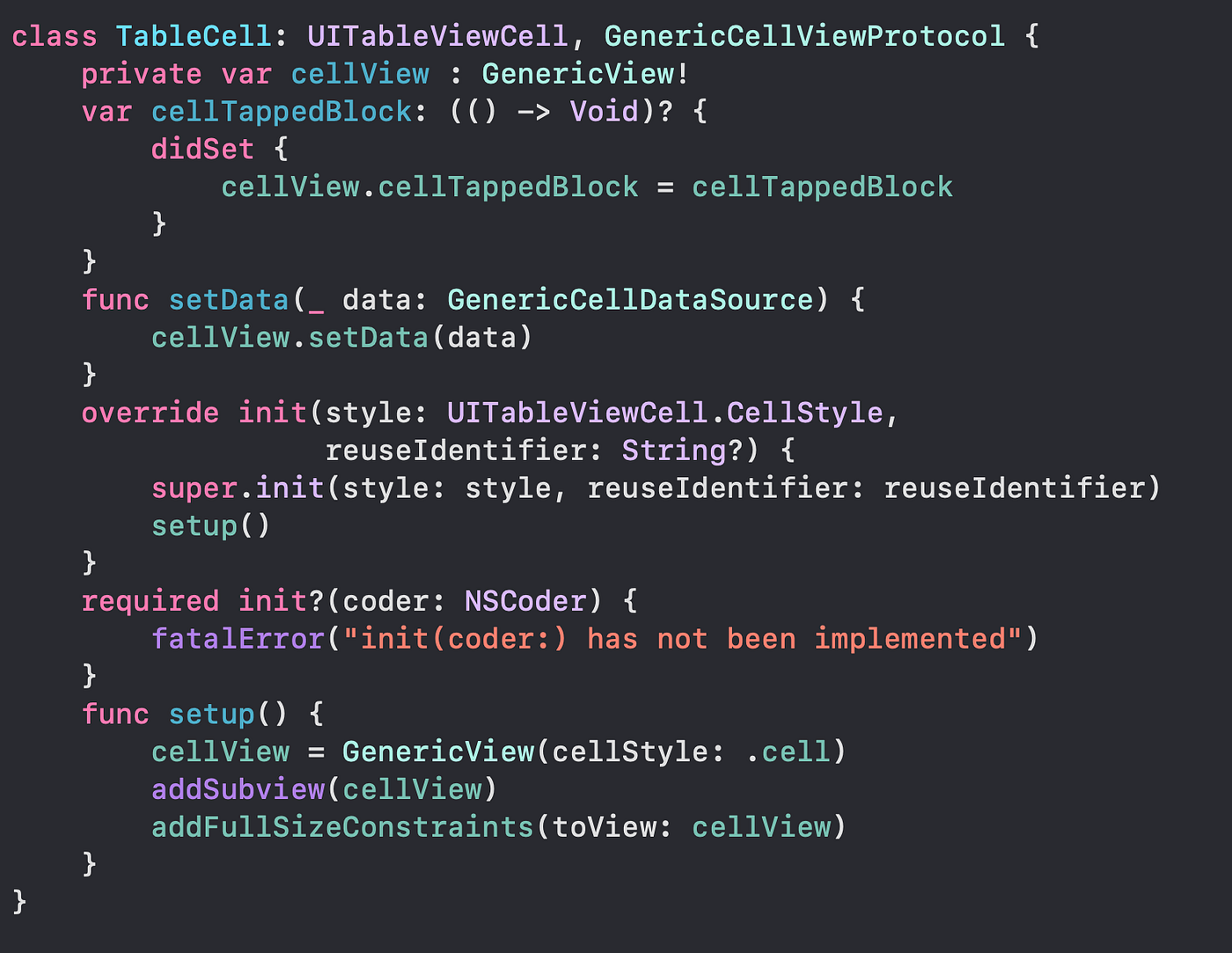 Swift | Create Generic UIView. For UITableViewCell and… | by Pravin Tate | Medium
