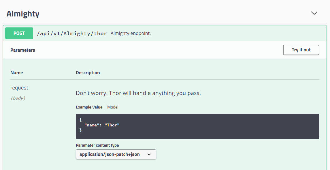 Generating Swagger Example Dynamic Request Payload with Swashbuckle ... Generating Swagger Example Dynamic Request Payload with Swashbuckle ...