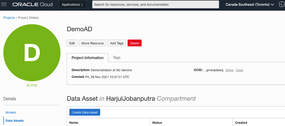 Anomaly Detection using Oracle Cloud AI Service (Dataset in ADW) | by Harjul Jobanputra | Medium
