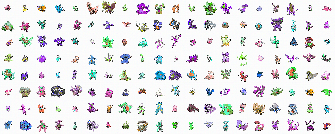 Made Up Pokemon Sprites
