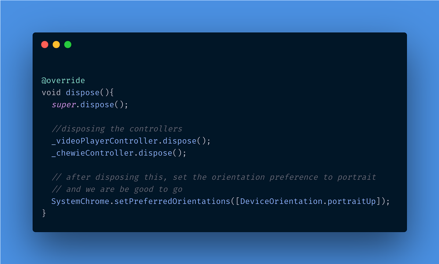 Flutter Video Player & Chewie Player | by Alok Kumar | Nerd For Tech ...