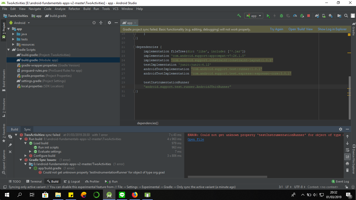 Espresso for UI testing. Task 1: Set up Espresso in your project | by ...
