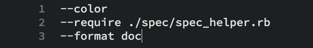 RSpec formatting and flags. Typically when you use the RSpec… | by Wade Carlson | Medium