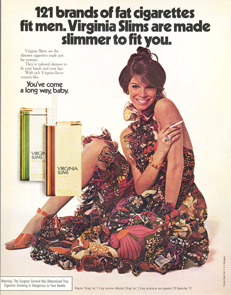Philip Morris: How Virginia Slims Targeted Women to Sell Cigarettes ...