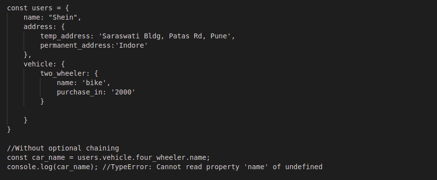 Optional Chaining(?.) in JavaScript | by Anjali Gupta | May, 2022 ...