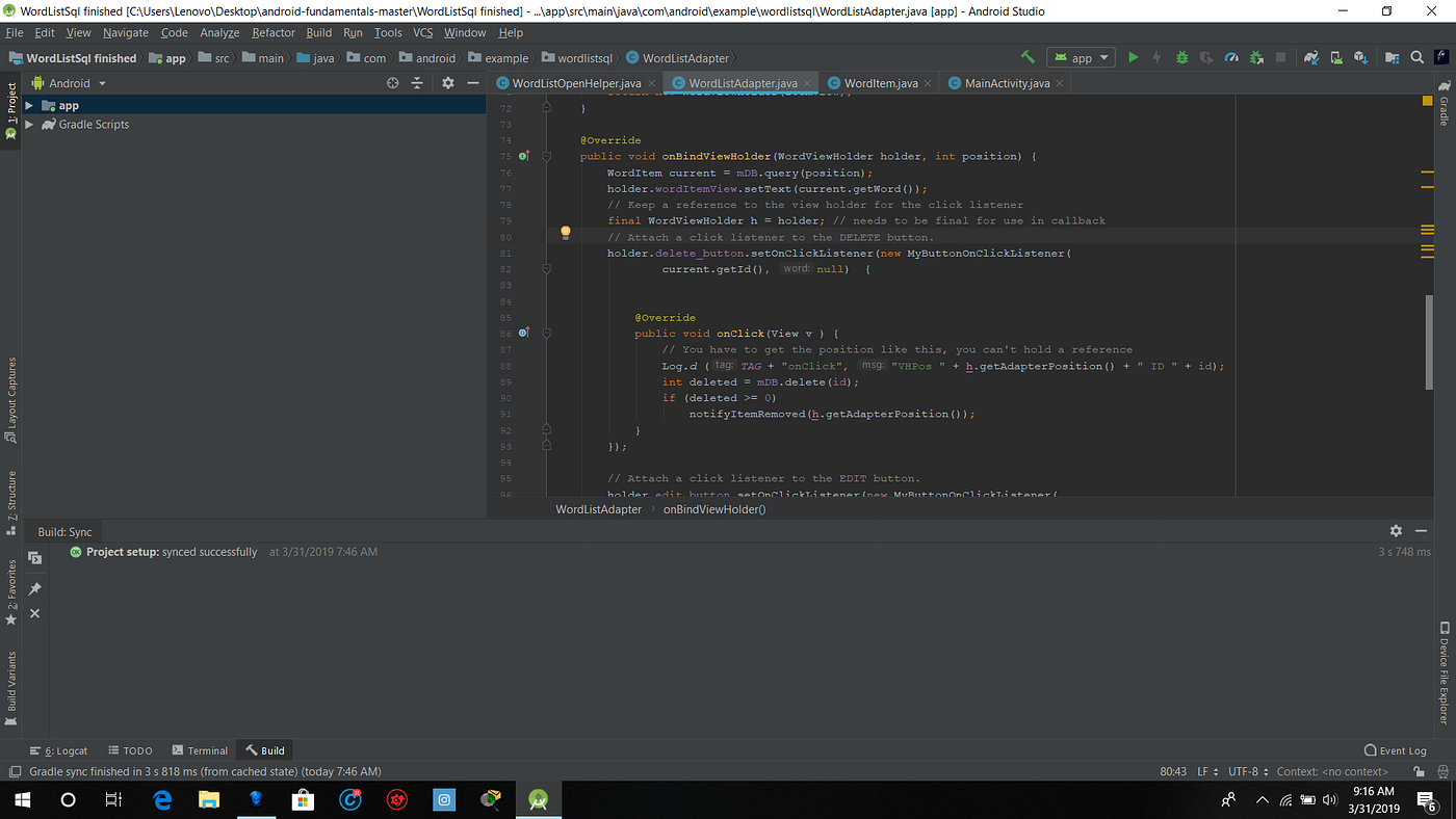 10.1A: SQLite Database. A SQLite database is a good storage… | by Kevin ...