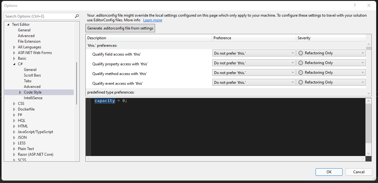EditorConfig VisualStudio 2022. Every person has their standards when… | by Bernardo Teixeira ...