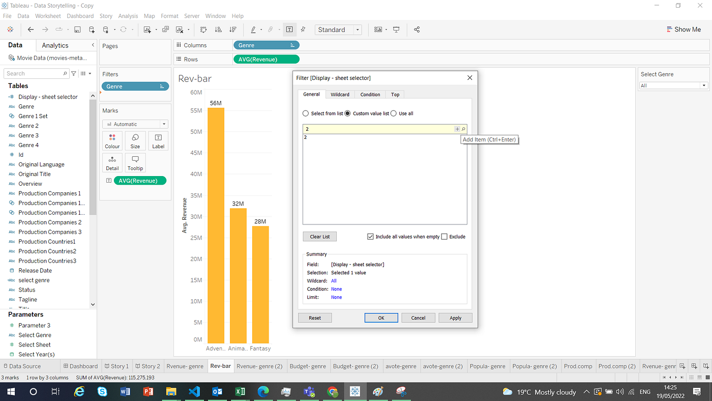 What are sheet selectors in Tableau? | by Nouer Uz Zaman | May, 2022 | Medium
