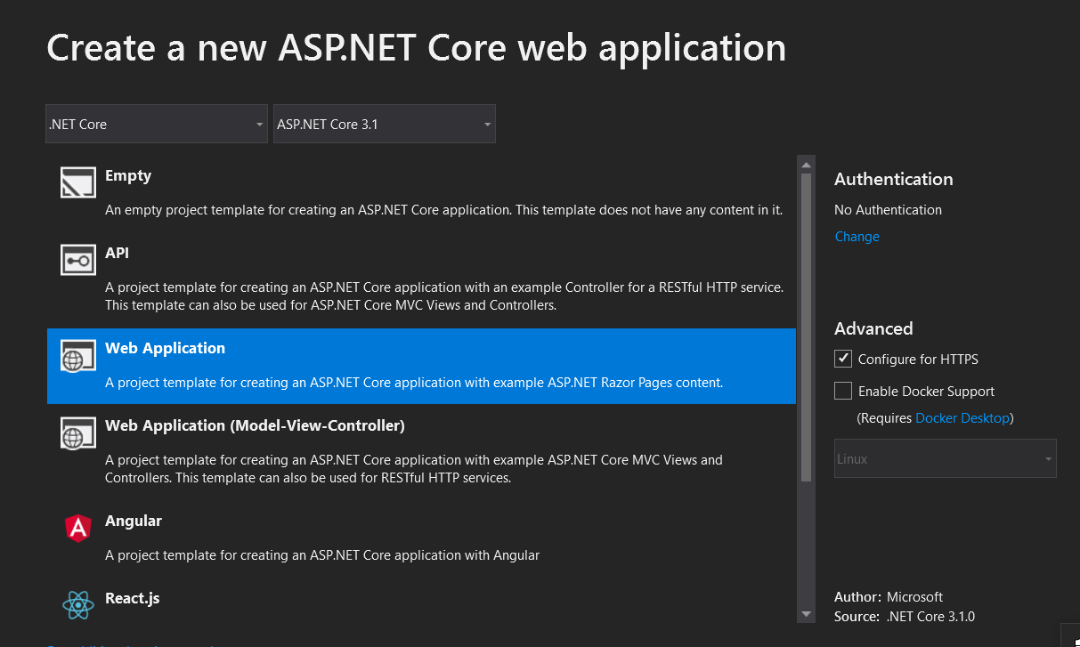 Getting Started With Asp Core Entity Framework Core And Razor
