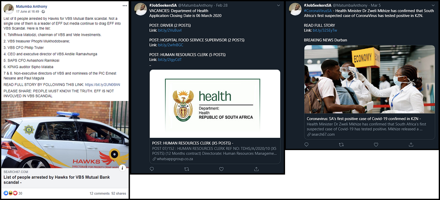 Government official monetized racial tensions on South African social ...