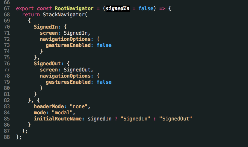 Ricky Figures It Out Simple Authorization With React Native Stacknavigator Using React