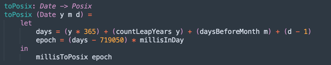 Dates in Elm. A simple way to use dates in Elm. | by Willem Bijker | Medium