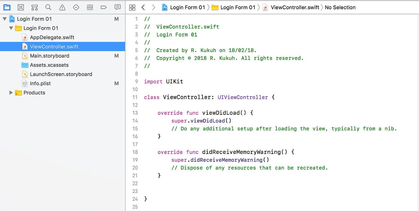 Tentang Button dan IBAction, juga Label dan IBOutlet | by R. Kukuh | Swift ID | Medium