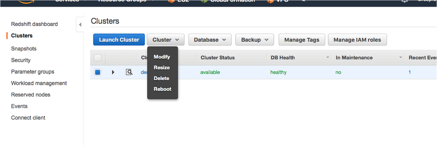 AWS Redshift — A Tiny Demo via Console and AWS CLI | by Sreeprakash ...
