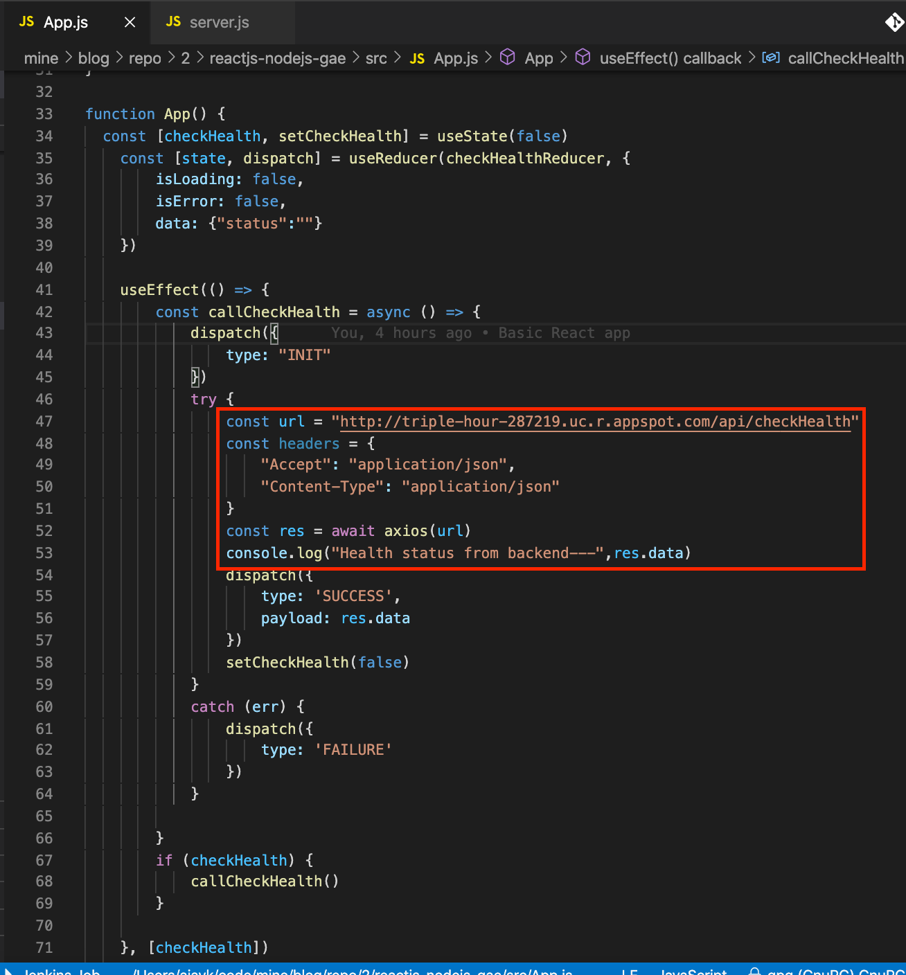 Deploy Reactjs app with Nodejs server on Google App Engine | by Ajay kumar | Medium