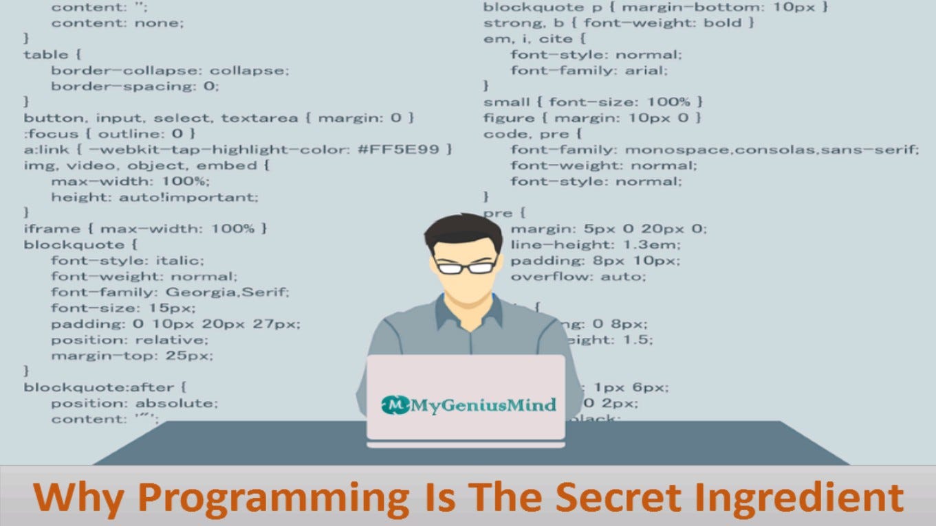 Why Programming Is The Secret Ingredient? | by Ryder Austin | Medium