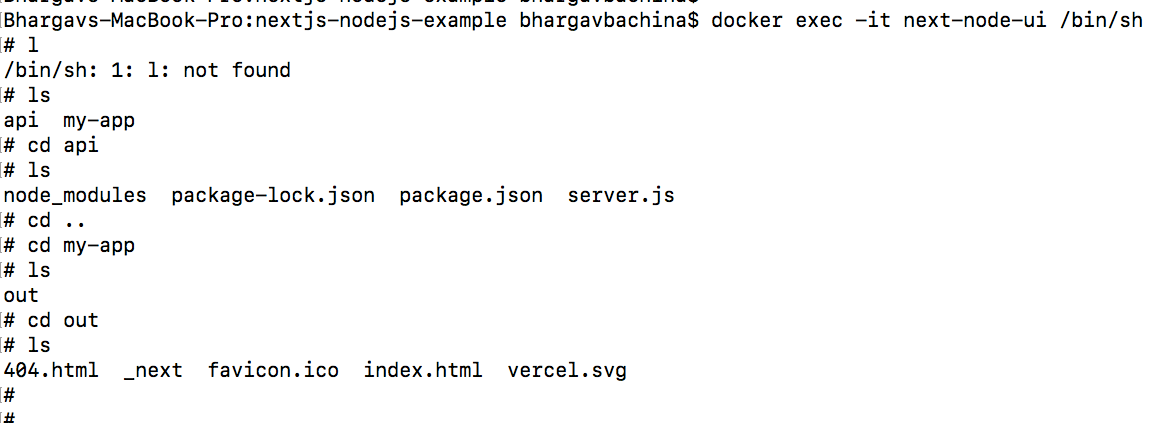 Dockerizing Next Js App With Nodejs Backend By Bhargav
