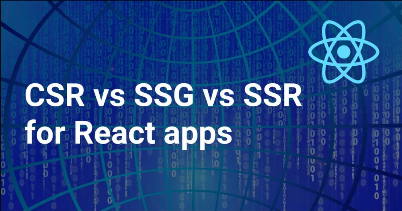 Csr Ssr Or Ssg — Choosing The Best Rendering Strategy For React Apps By Iva Kop Sep 2022