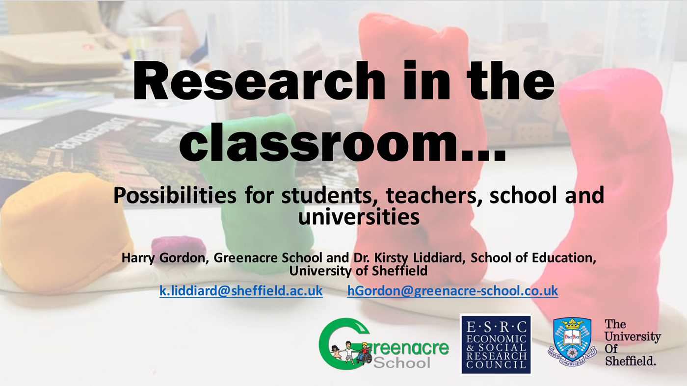 Research in the Classroom. On Friday 7th February, Dr Kirsty… | by ...