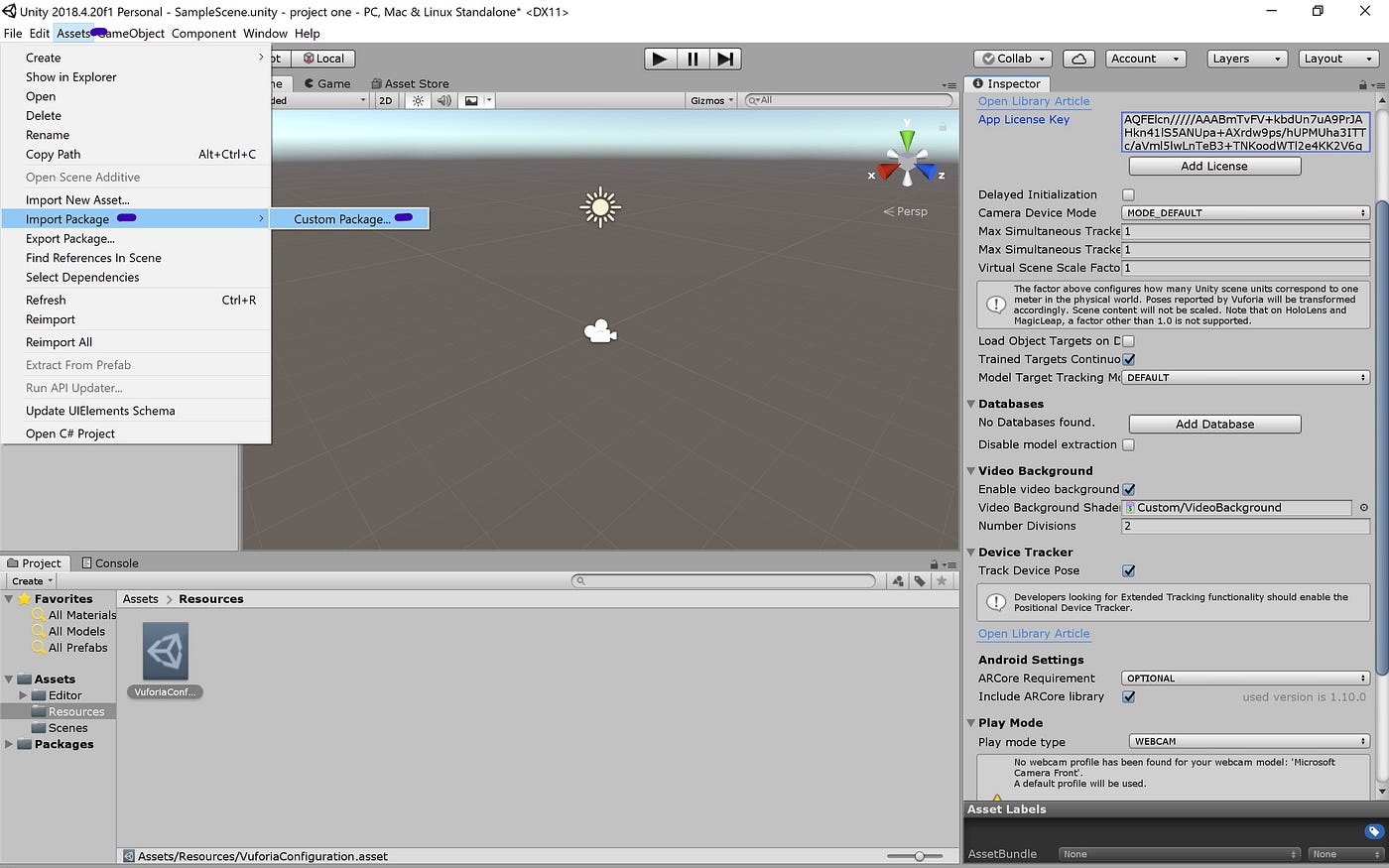 Using Unity and Vuforia to Make a Basic AR Application | by Alyssa Ida | Medium
