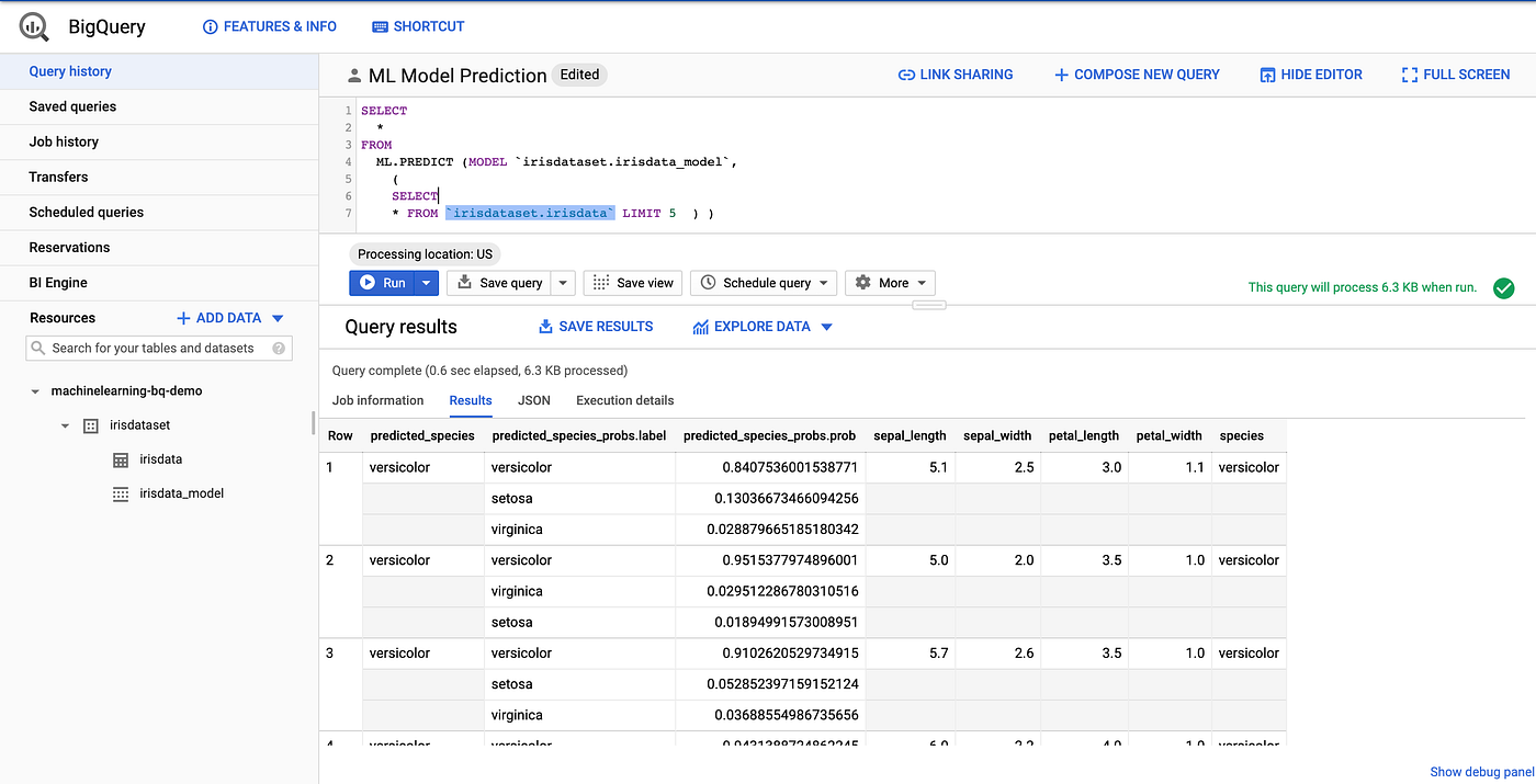 Introduction to Machine Learning in Google BigQuery | by Sourabh Jain ...