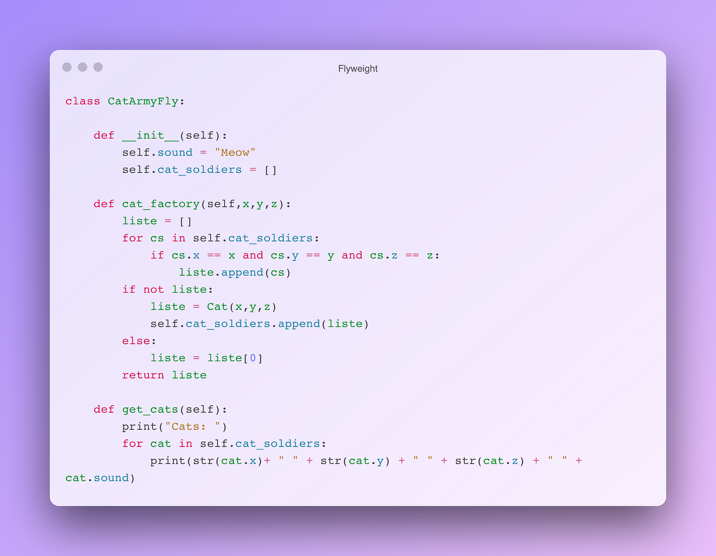 Design Patterns in Python: Flyweight Pattern | by Okan Yenigün | Jun, 2022 | Towards Dev