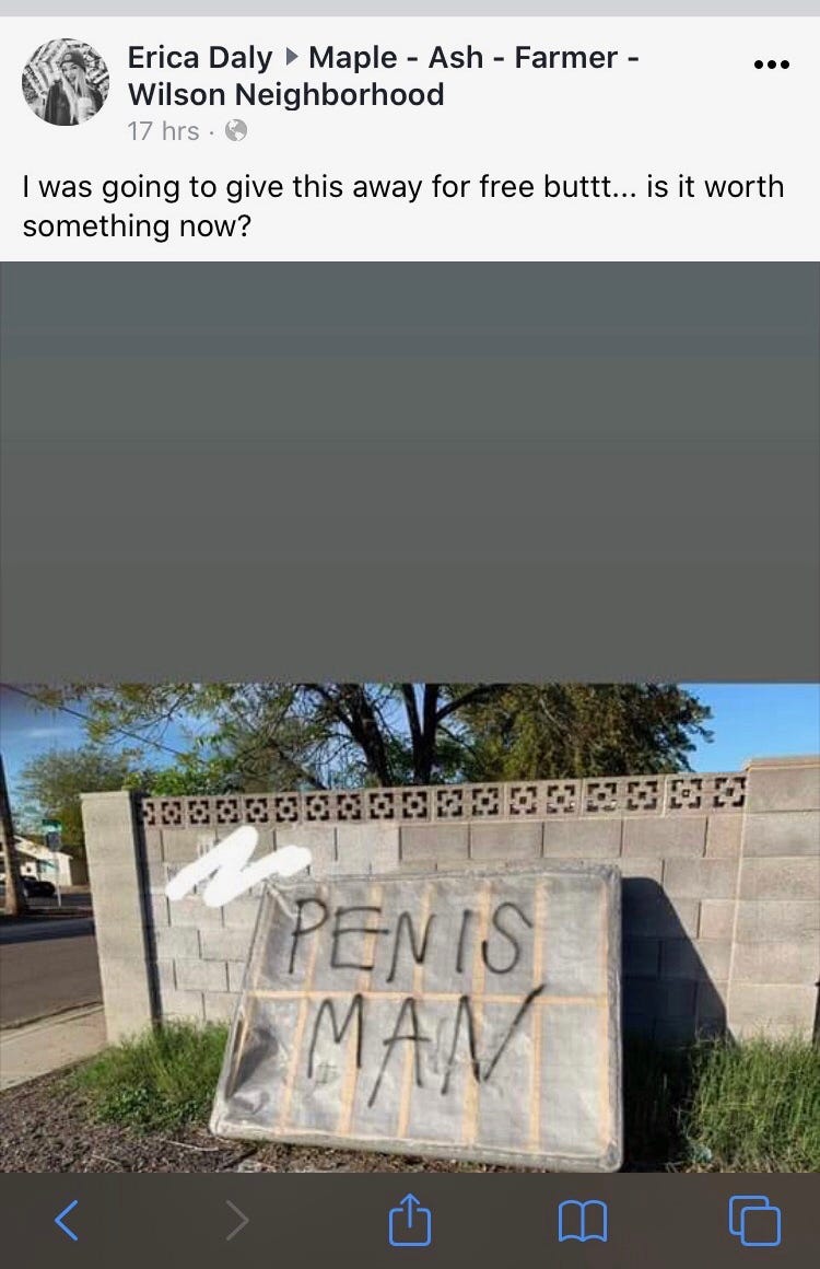 Penis Man: An Exclusive Interview with the Viral Tempe, AZ Graffiti ...