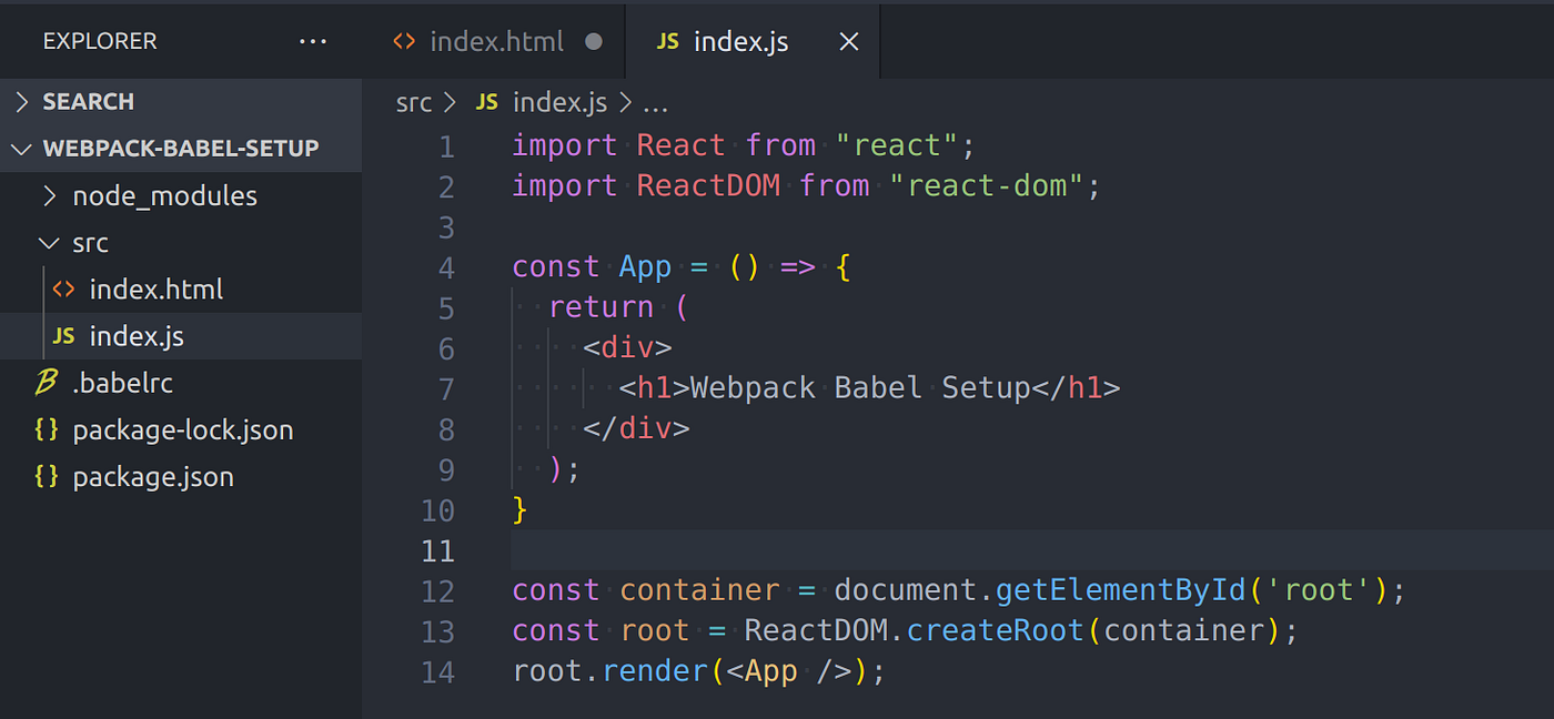 A detailed guide on how to setup Webpack and Babel for React | by Poyraz Akay | Jul, 2022 | Medium