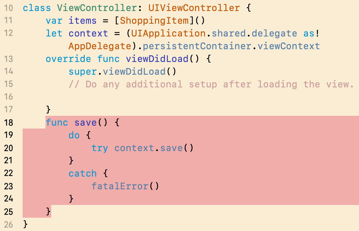 Episode 107 — 練習使用 Core Data. 操作步驟 | by Shien | 彼得潘的 Swift iOS App 開發教室 | Aug, 2022 | Medium