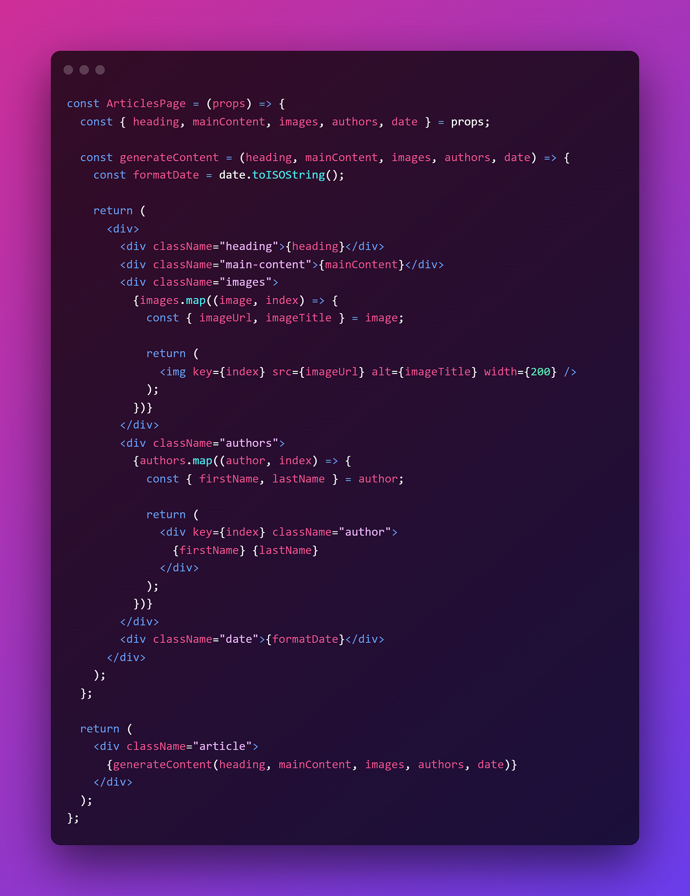 Do NOT do this in React.js (for beginners) | by Dmytro Cherendieiev ...