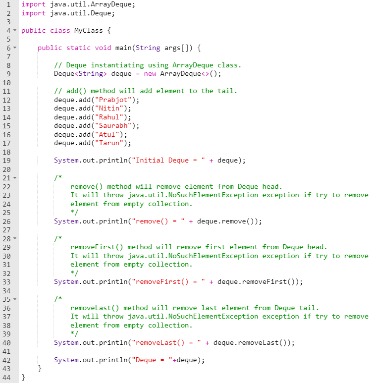 Java Deque. Deque is an interface extends Queue… | by Imran Khan | Oct ...