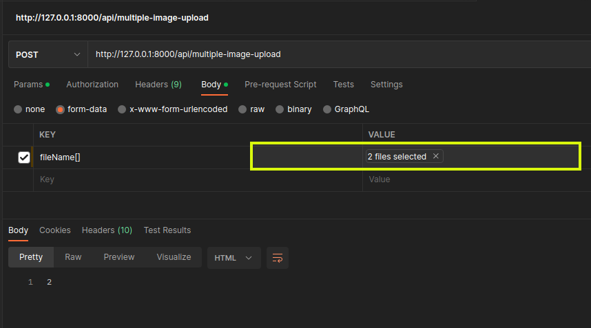 Postman test multi-images API endpoint | by Brian Mutinda | Sep, 2022 ...