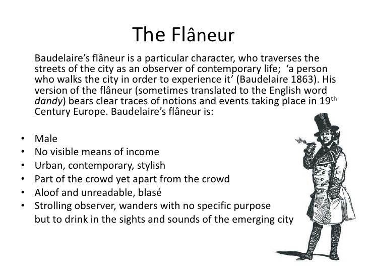Le flâneur on Modern Technology. Le flâneur: A flâneur | by Giselle ...