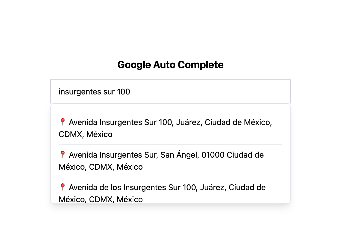Crear un componente AutoComplete de Google con React & Tailwind | by ...