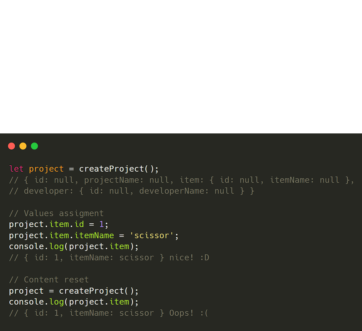 Composed Factory Functions: objects reference mistake | by Rogério de ...