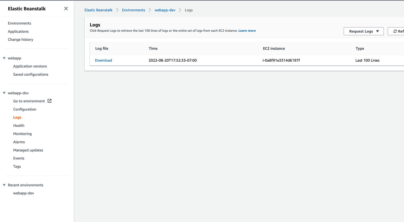 How To Build and Deploy MEAN Stack on AWS Elastic Beanstalk | by Bhargav Bachina | Bachina Labs ...
