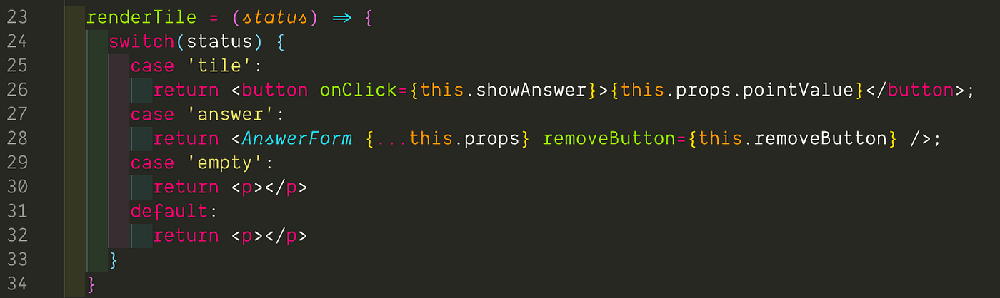 Step-by-step guide to conditional rendering with the switch statement ...