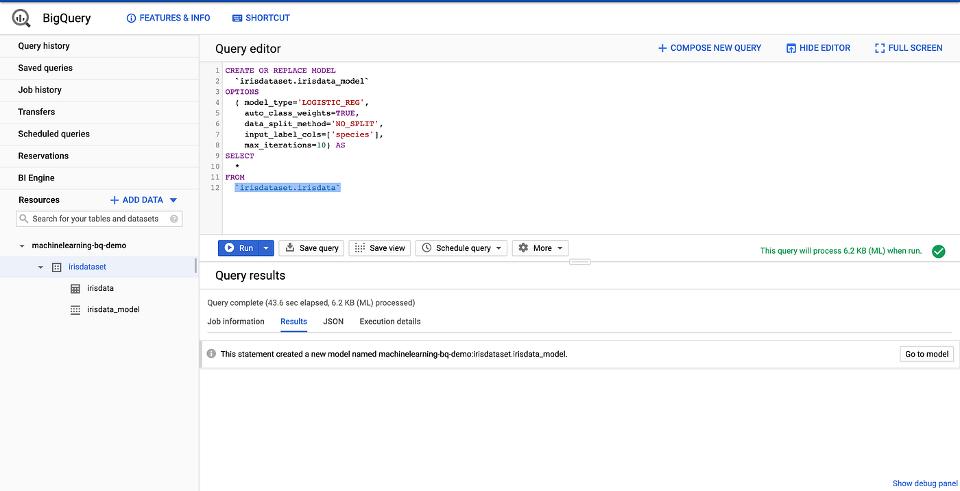 Introduction to Machine Learning in Google BigQuery | by Sourabh Jain ...