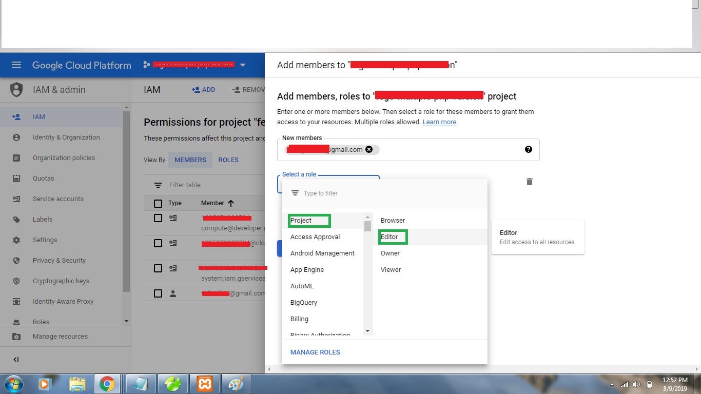 How to share/access GCP project and it’s VM Instances between Google Cloud Platform (GCP) | by ...