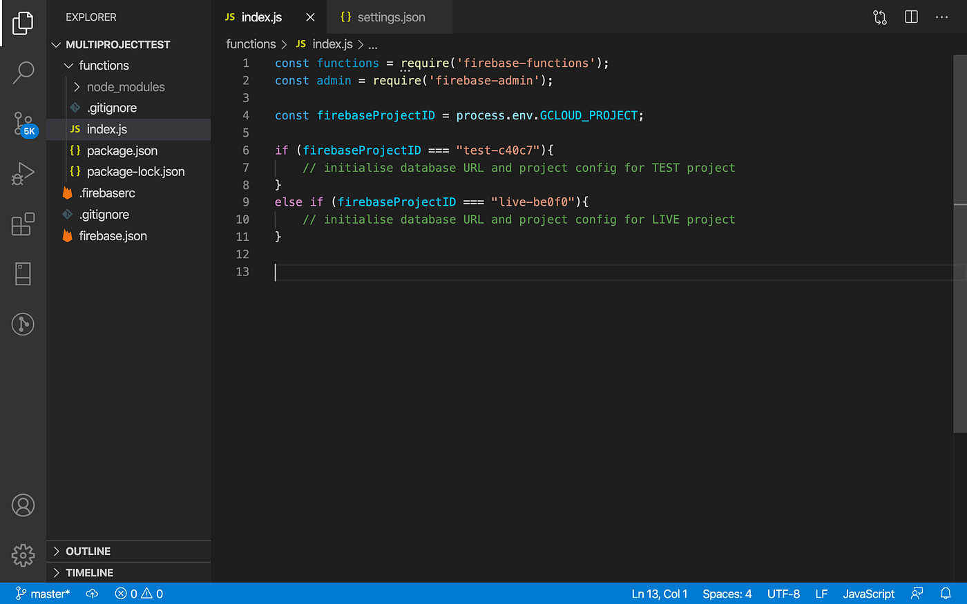 Handle multiple firebase projects from same cloud function. | by Nimit ...