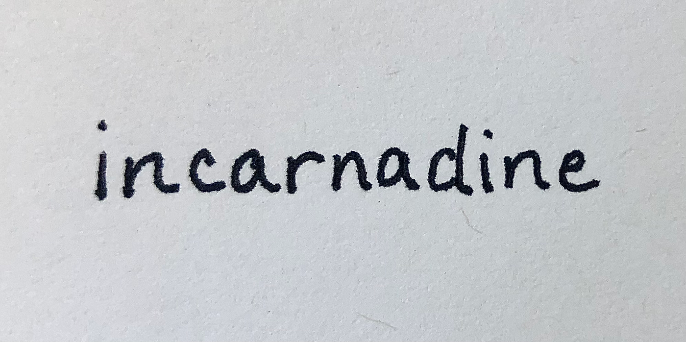 5. incarnadine | definition | WonDered WorDs