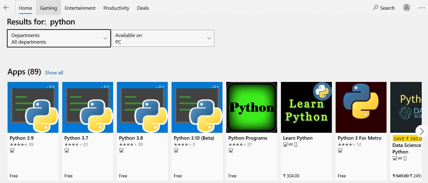 Python installation in Windows. Python programming language gained its ...