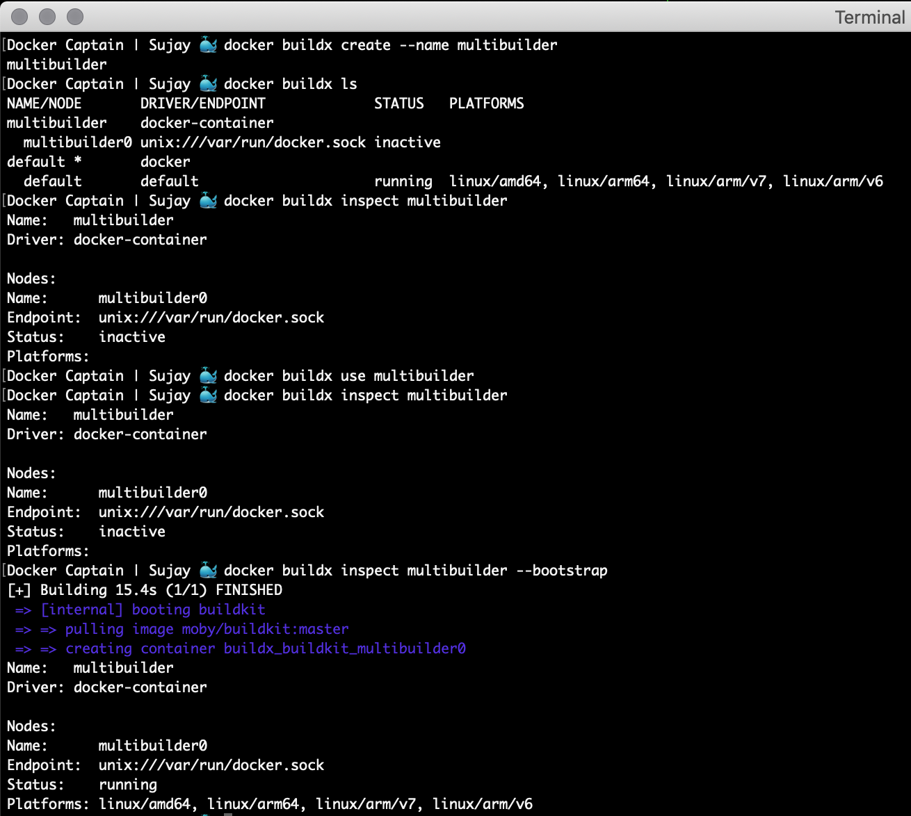 buildx — Docker CLI plugin for extended build capabilities with BuildKit | by Sujay Pillai | Medium