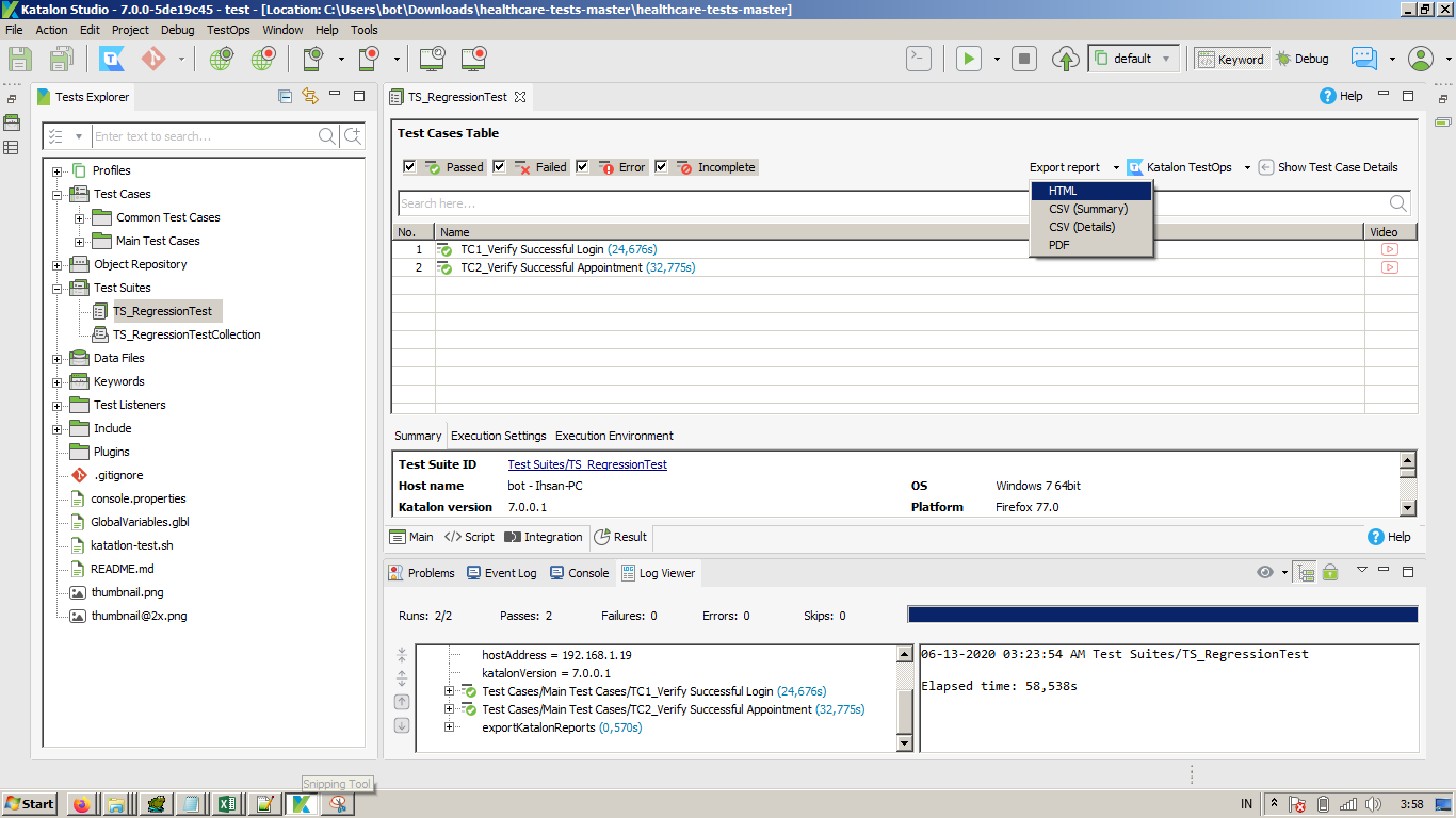 Katalon — Generate The Test Report | by Munggaran Nurul Ihsan | Medium
